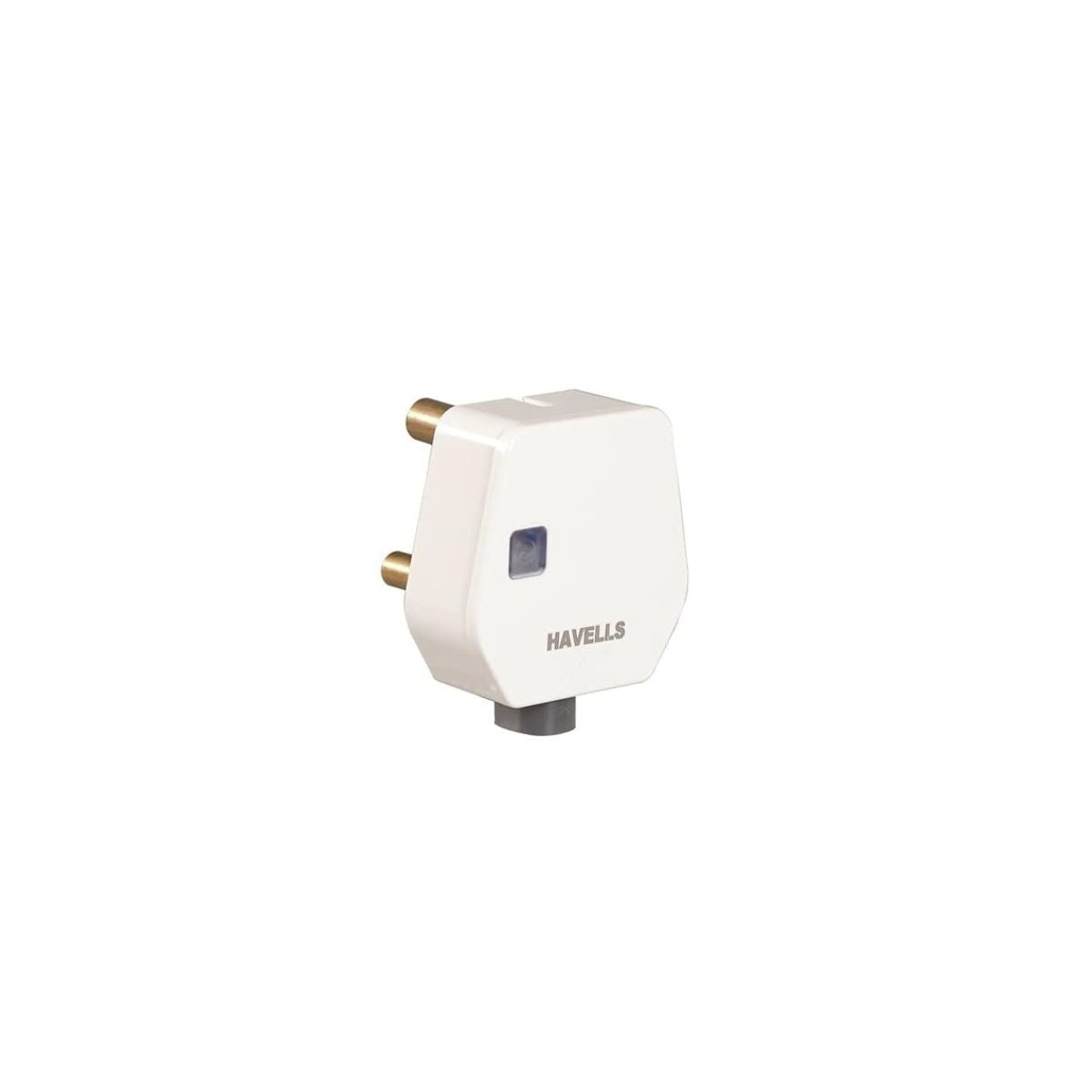 Havells 6A 3Pin Fire Retardant Polycarbonate(Unbreakable) Flat Plug To ...